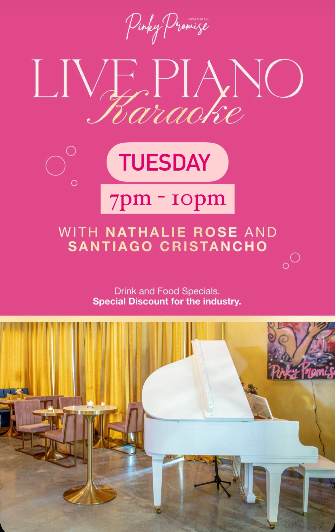 Pinky Promise Champagne Bar: Atlanta's Ladies' Night Oasis